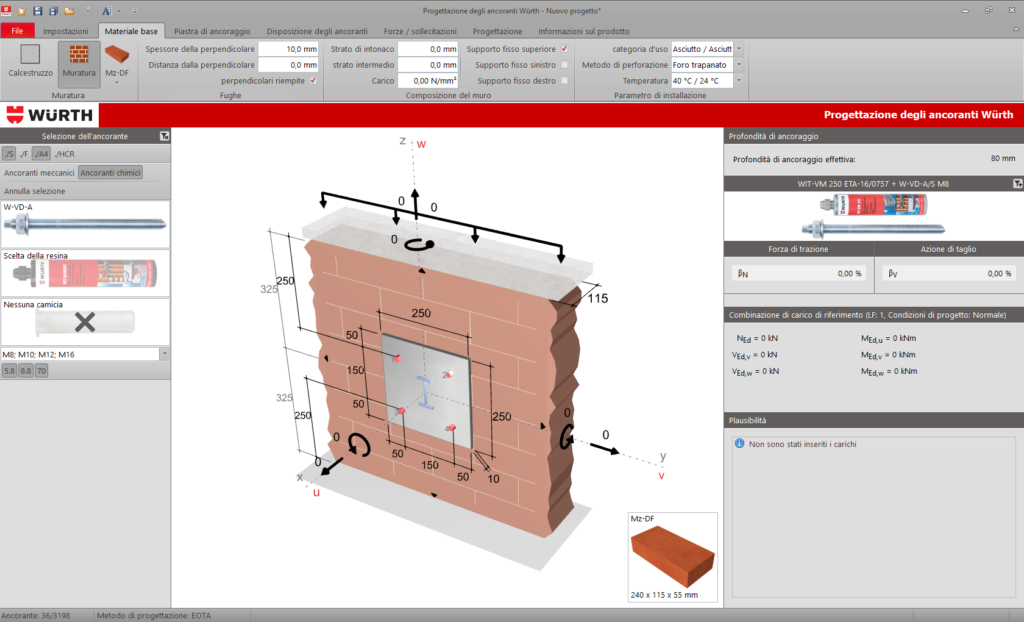 Software per il Calcolo degli Ancoraggi: Completo, Preciso, Gratuito - Würth News